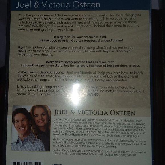 Joel & Victoria Osteen | Other | Joel Victoria Osteen Library Book Cds ...